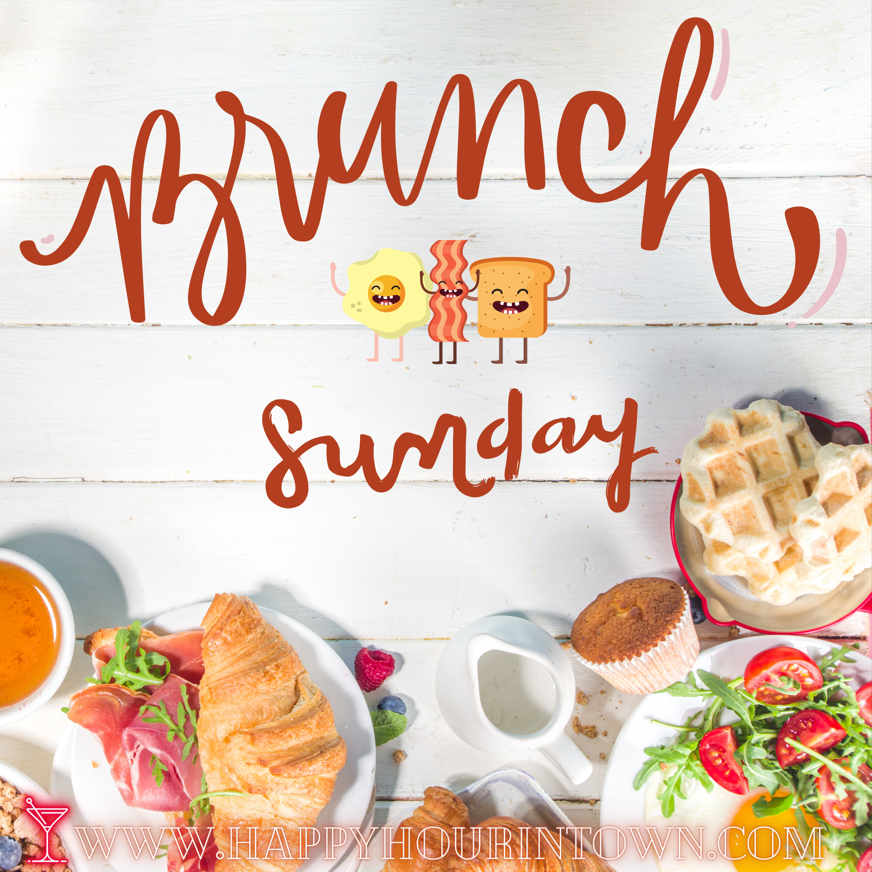 Sunday Brunch Finder – Happy Hour In Town™ HHIT™